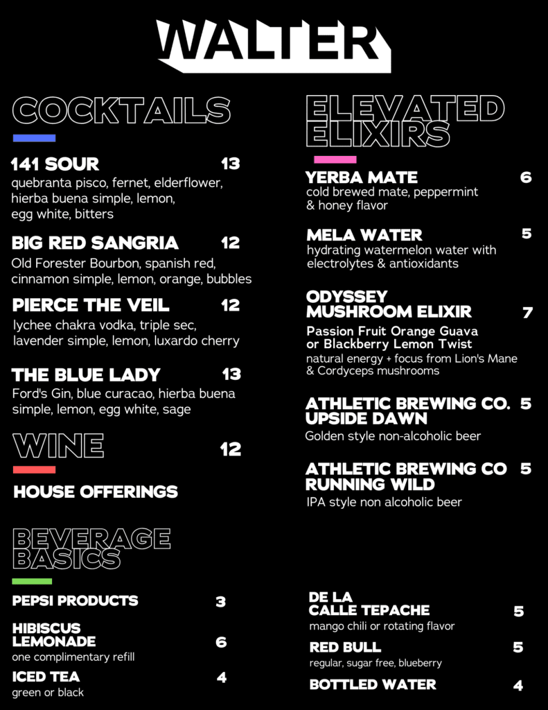 Drinks + Cocktails – Walter Studios